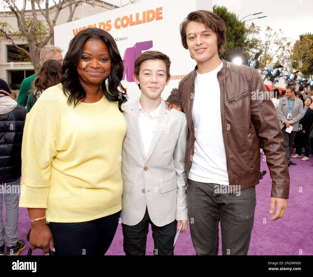 Octavia Spencer, Griffin Gluck and Nolan Sotillo attend the Los Angeles ...