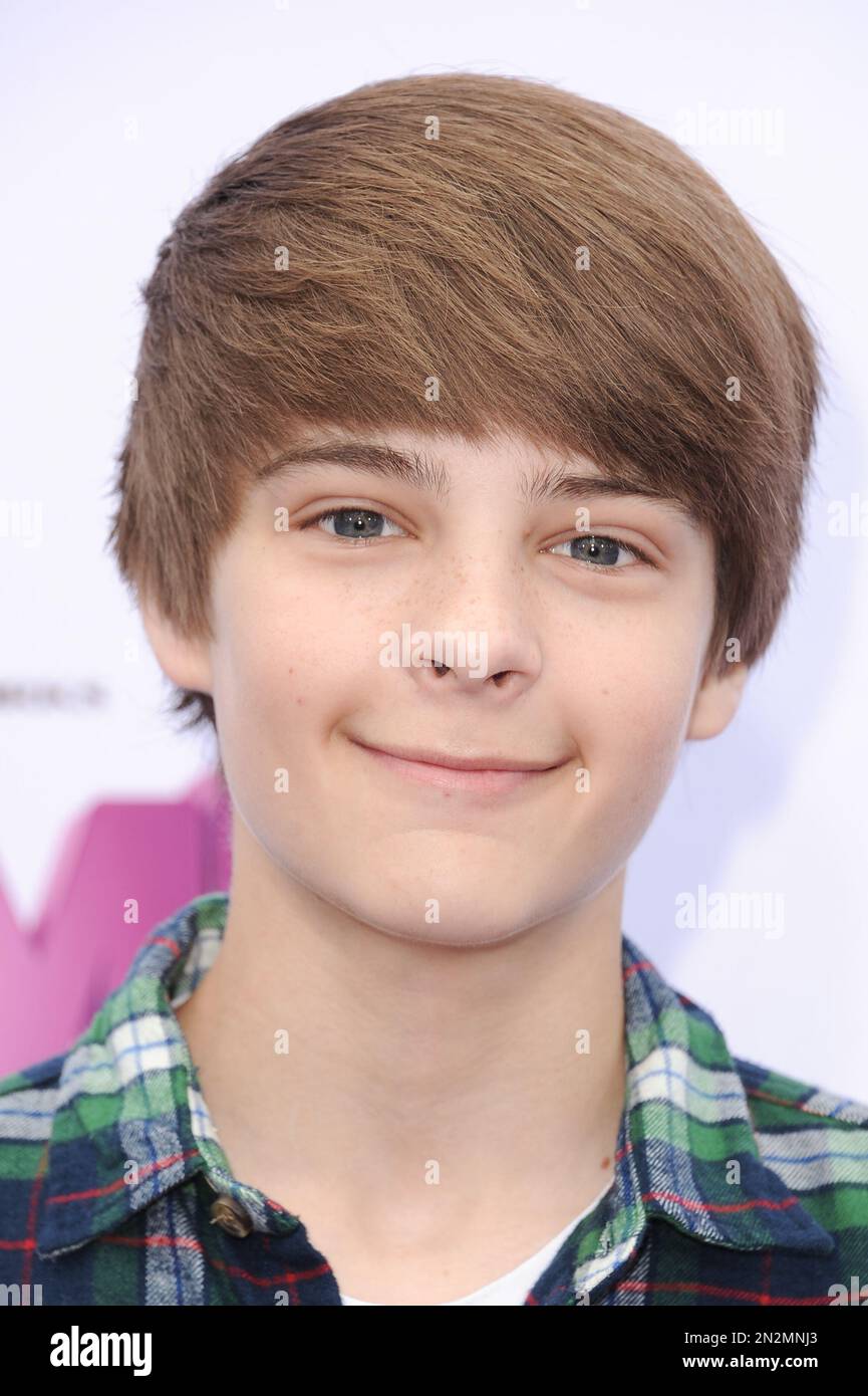 Corey Fogelmanis arrives at the LA Premiere Of "Home" held at the ...