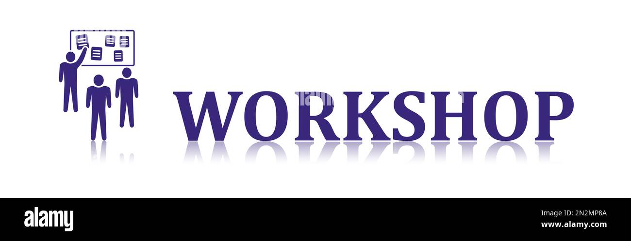 Illustration of a workshop concept Stock Photo - Alamy