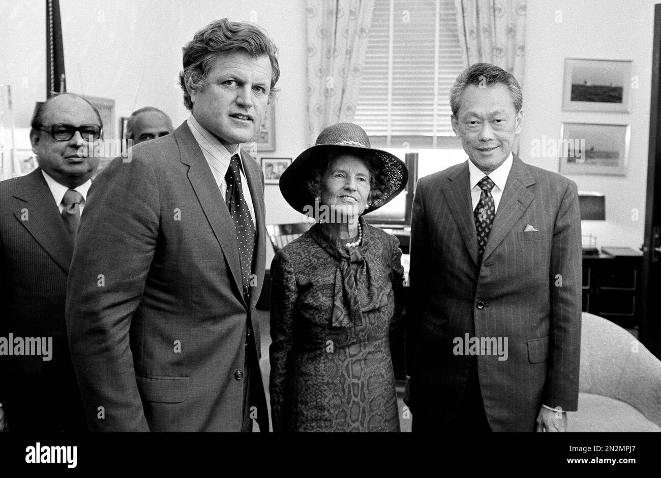 FILE - In this May 8, 1975, file photo, Singapore's then-Prime Minister ...