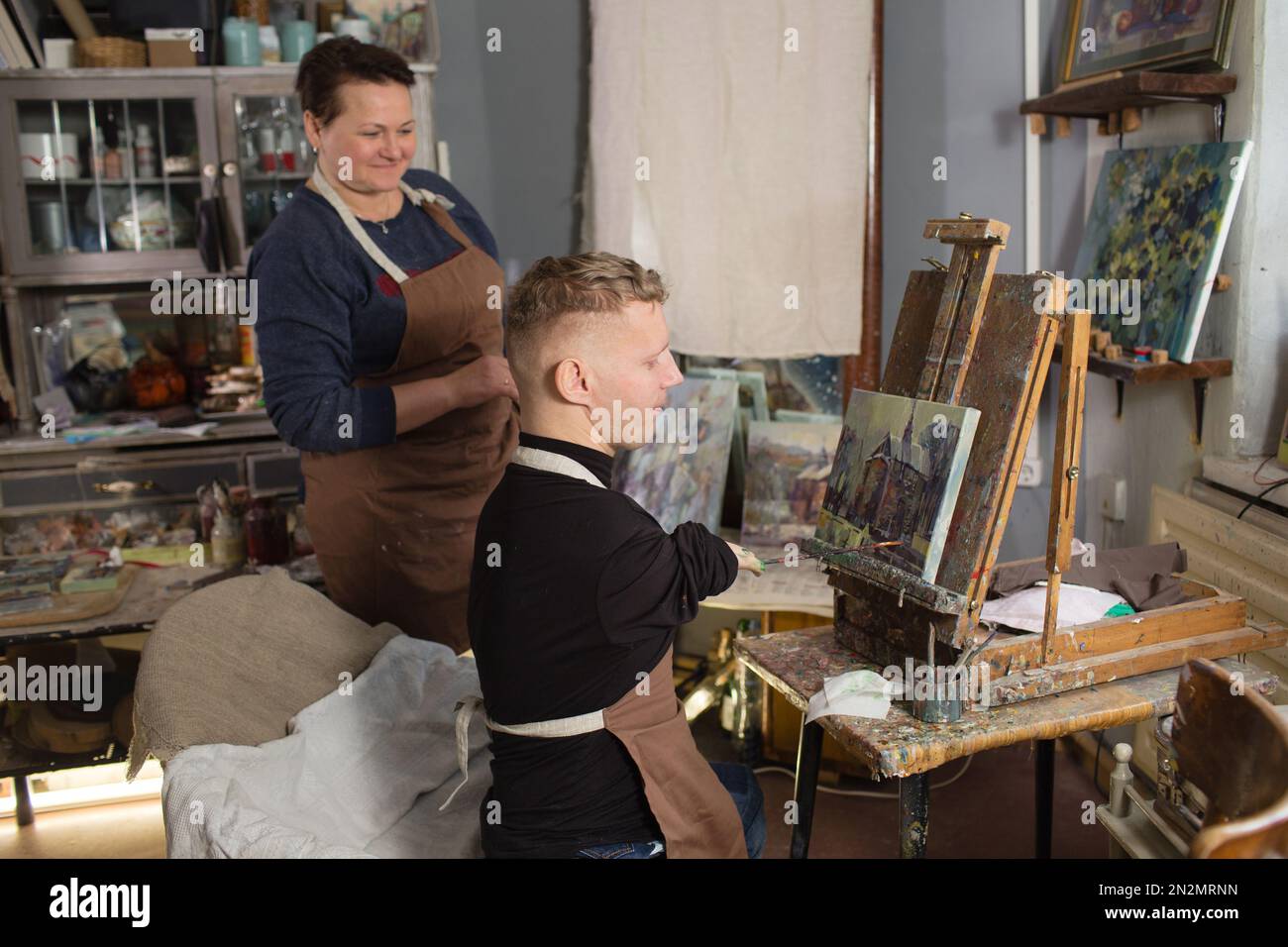 Disabled school hobby hi-res stock photography and images - Alamy