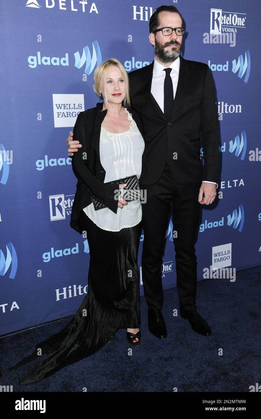 Patricia Arquette arrives at the 26th Annual GLAAD Media Awards held at ...