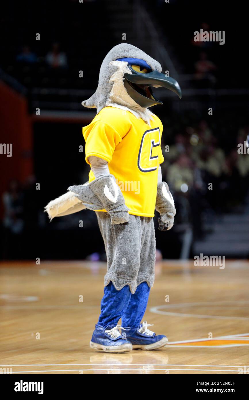 The Chattanooga mascot performs in the second half of an NCAA women's ...