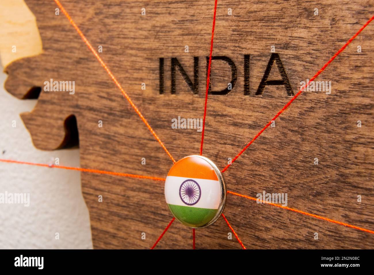 India road map hi-res stock photography and images - Alamy