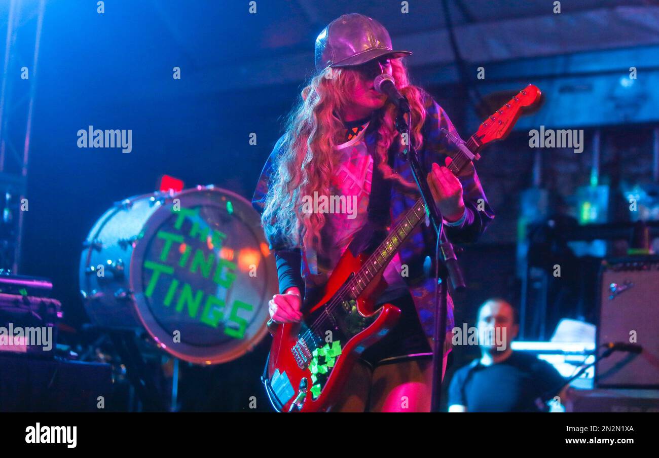 The Ting Tings' Katie White performs at Stubb's during the SXSW Music ...