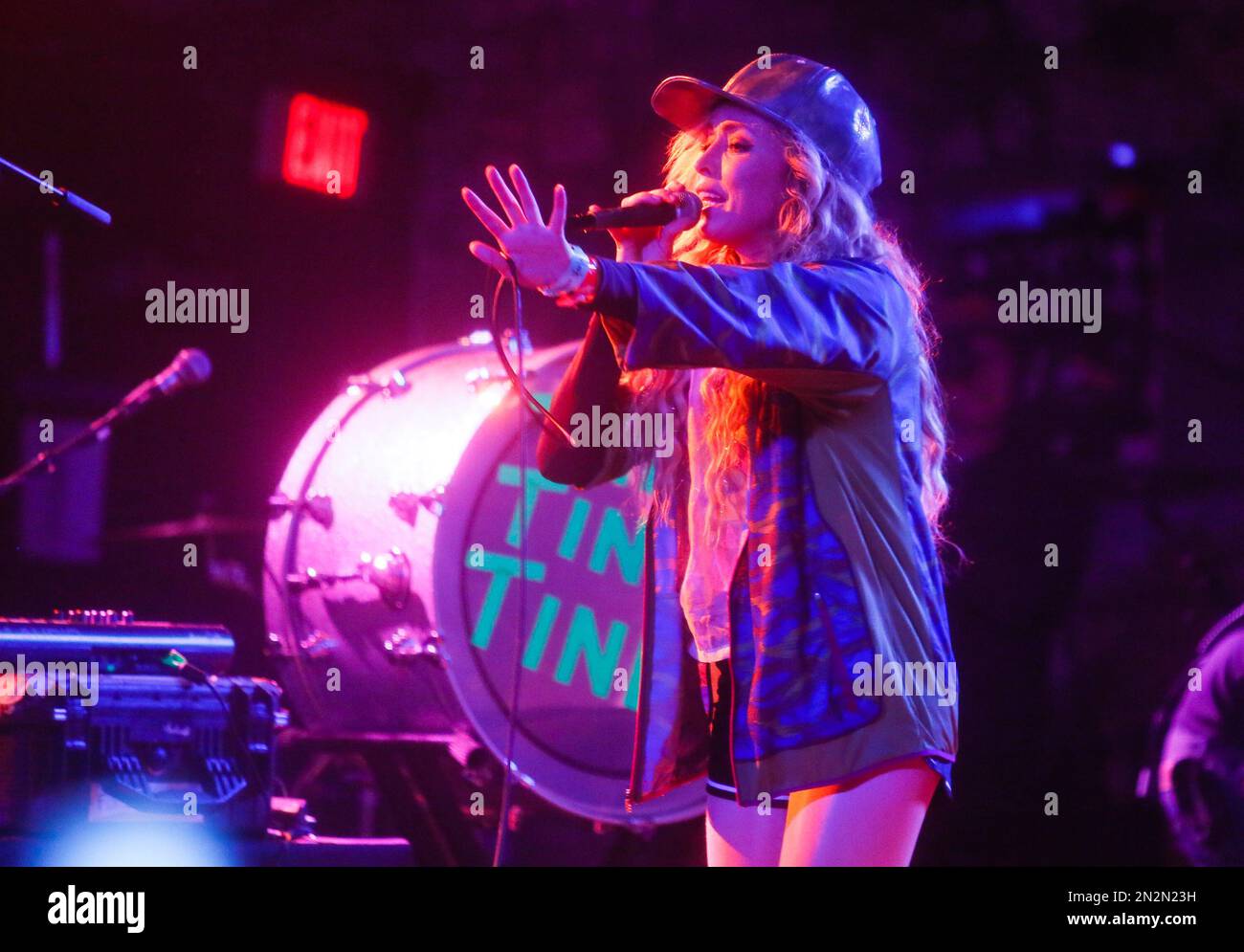The Ting Tings' Katie White performs at Stubb's during the SXSW Music ...