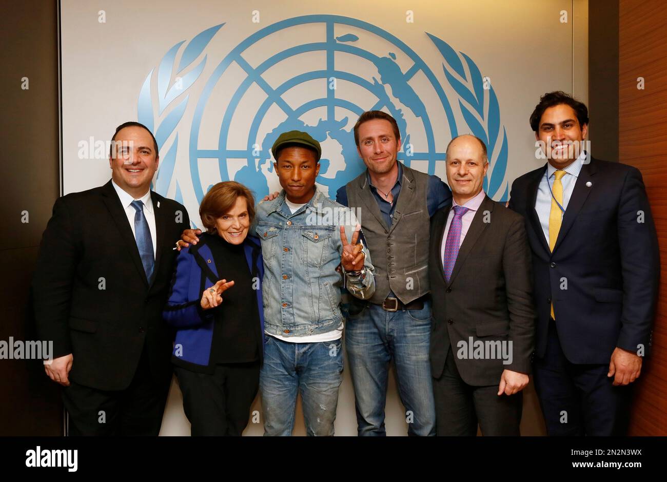 IMAGE DISTRIBUTED FOR UNITED NATIONS FOUNDATION - From left to right ...