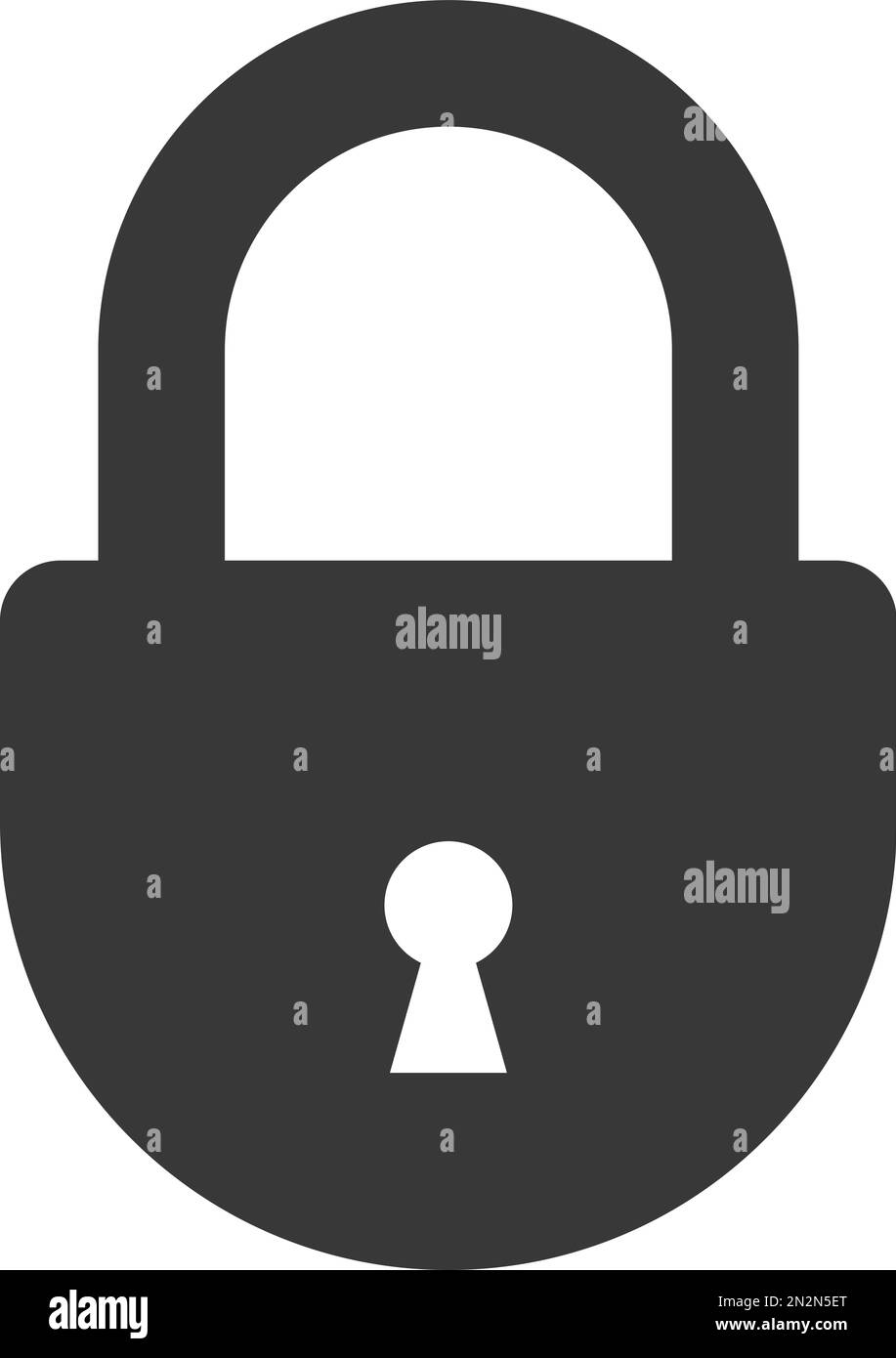 close padlock icon. locked lock on transparent background. Security ...