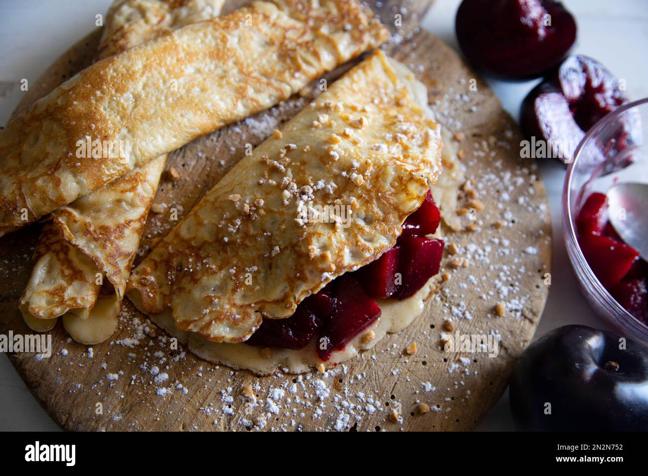 French buckwheat crepe hi-res stock photography and images - Alamy