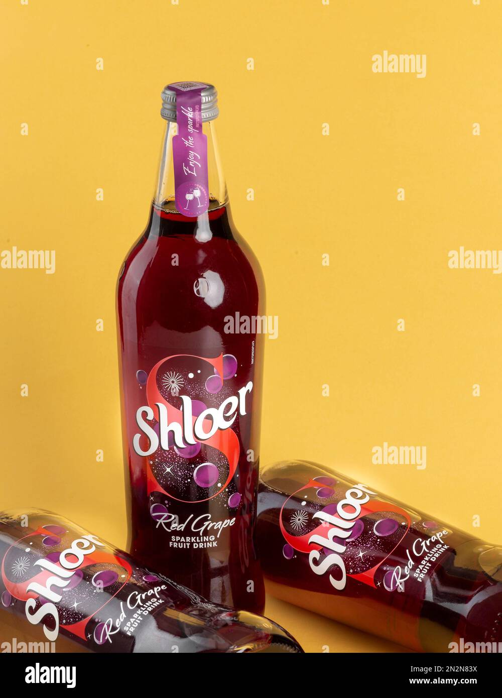 Three red wine bottles hi-res stock photography and images - Alamy
