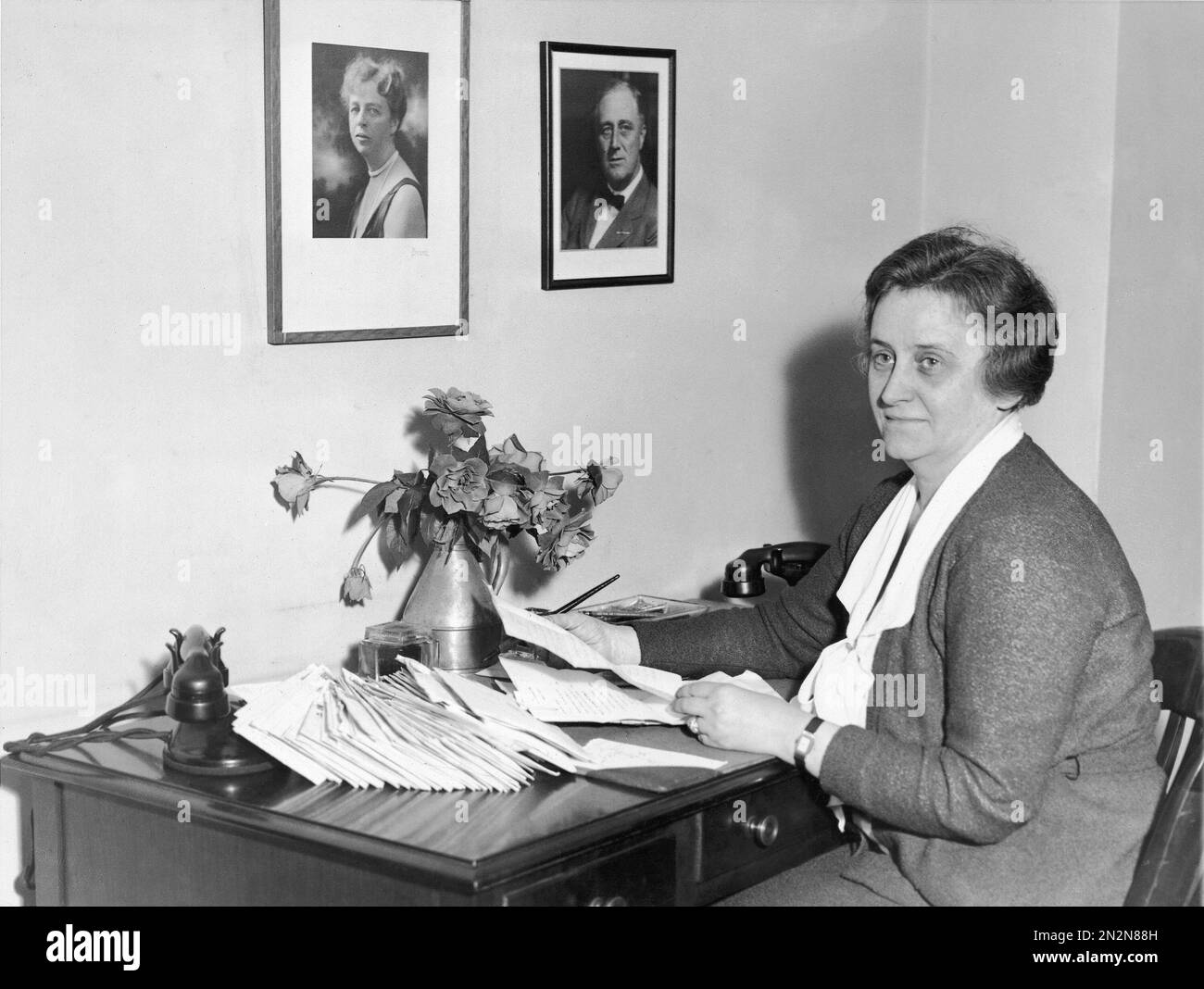 Malvina Thompson of New York, who first lady Eleanor Roosevelt has ...