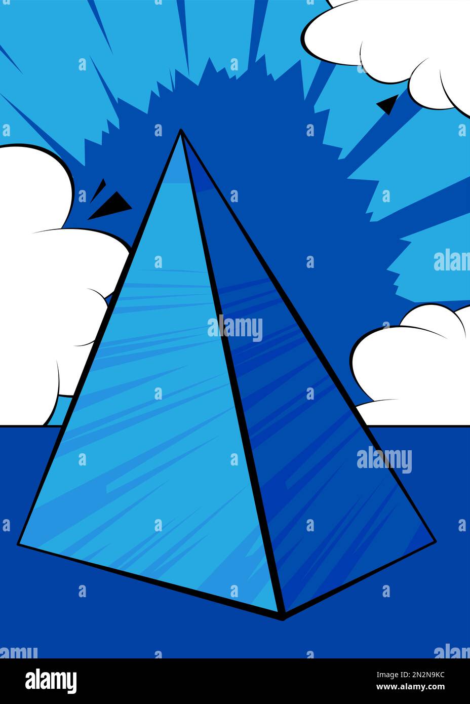 Large pyramid Stock Vector Images - Alamy