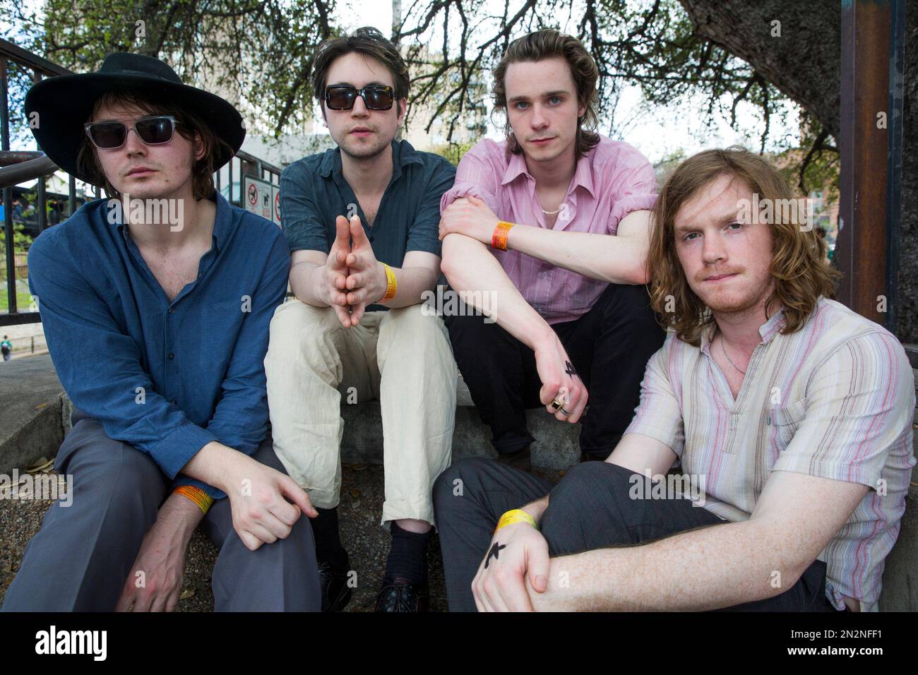 Samuel Fryer, from left, Jeffrey Mayhew, Chilli Jesson and William ...