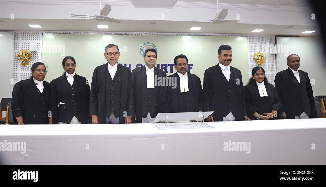 Five hon’ble additional Judges have been sworn in today to the High Court of Madras, by Hon’ble ...