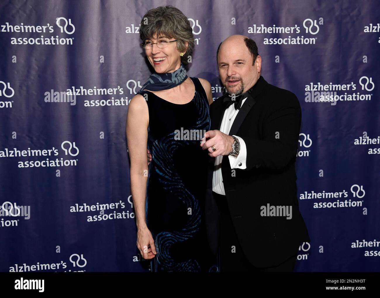 Actor Jason Alexander, right, poses with Daena E. Title at the 23rd ...
