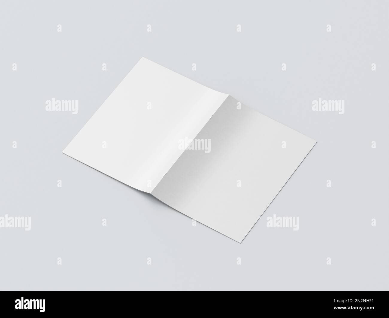A4 Advertising Magazine Brochure Mockup 3D Rendering White Background ...