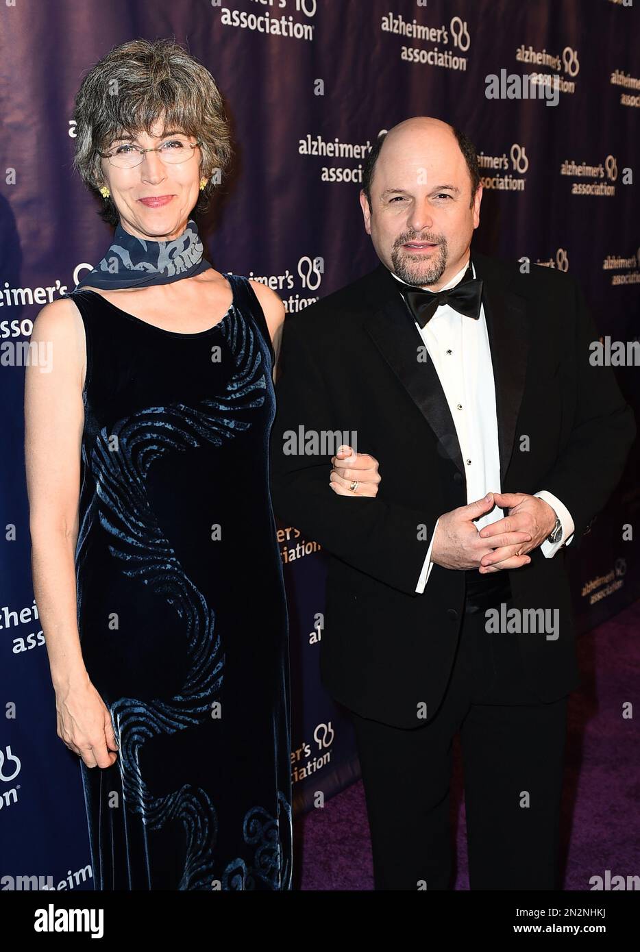 Daena E. Title and Jason Alexander arrive at the 23rd annual "A Night ...