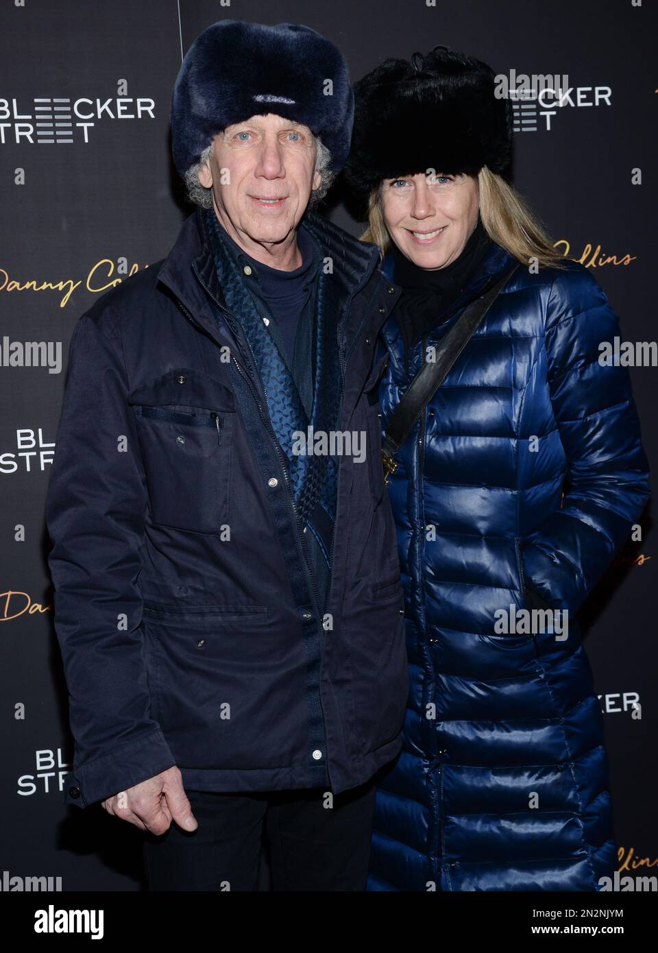 Bob Gruen and wife Elizabeth Gregory-Gruen attend the premiere of ...