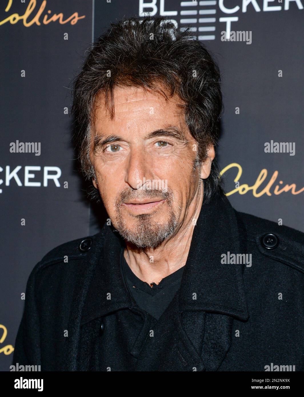 Actor Al Pacino attends the premiere of "Danny Collins" at AMC Lincoln ...