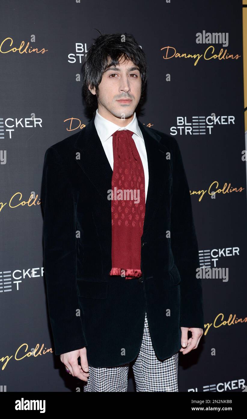 David Donatiello attends the premiere of "Danny Collins" at AMC Lincoln ...