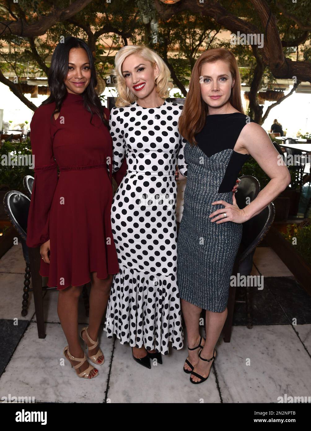 EXCLUSIVE - Zoe Saldana, and from left, Gwen Stefani, and Amy Adams ...