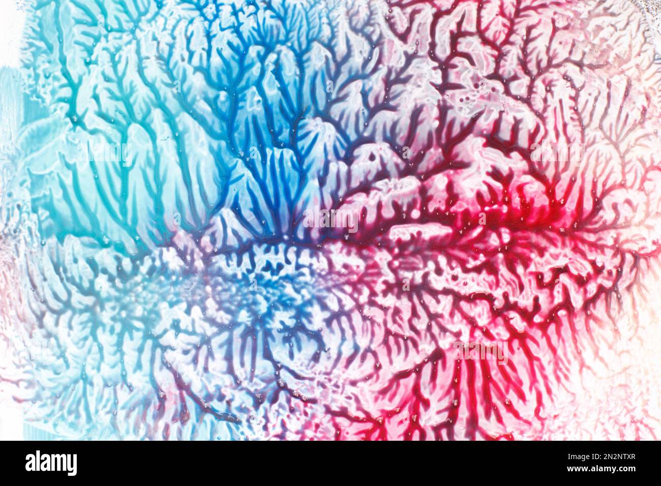 Abstract relief painting, colorful streaks relief Stock Photo - Alamy