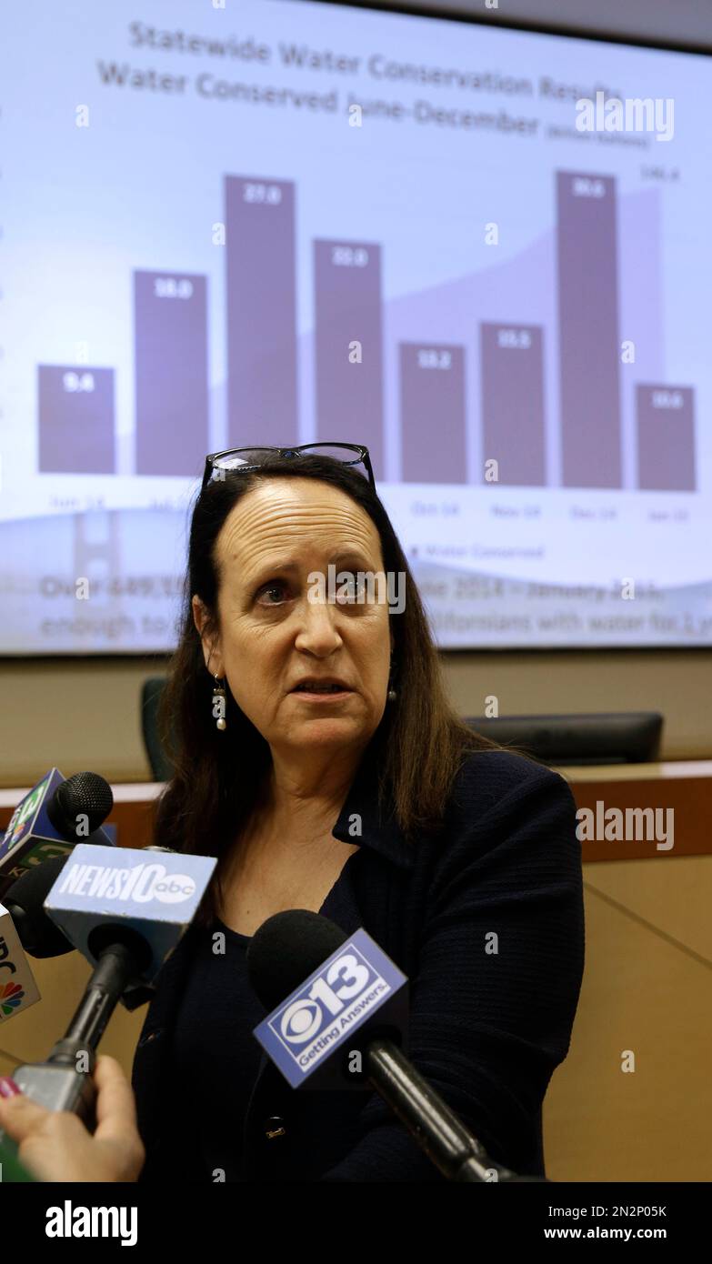 Felicia Marcus, chairwoman of the State Water Resources Control Board ...