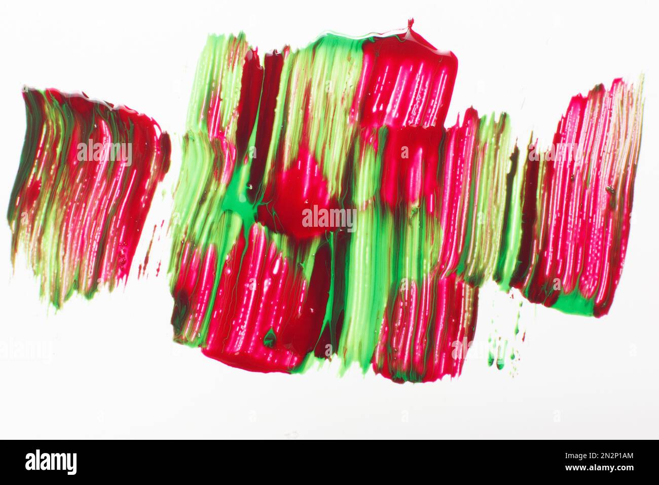 Creative abstract art, smeared red and blue colors Stock Photo - Alamy