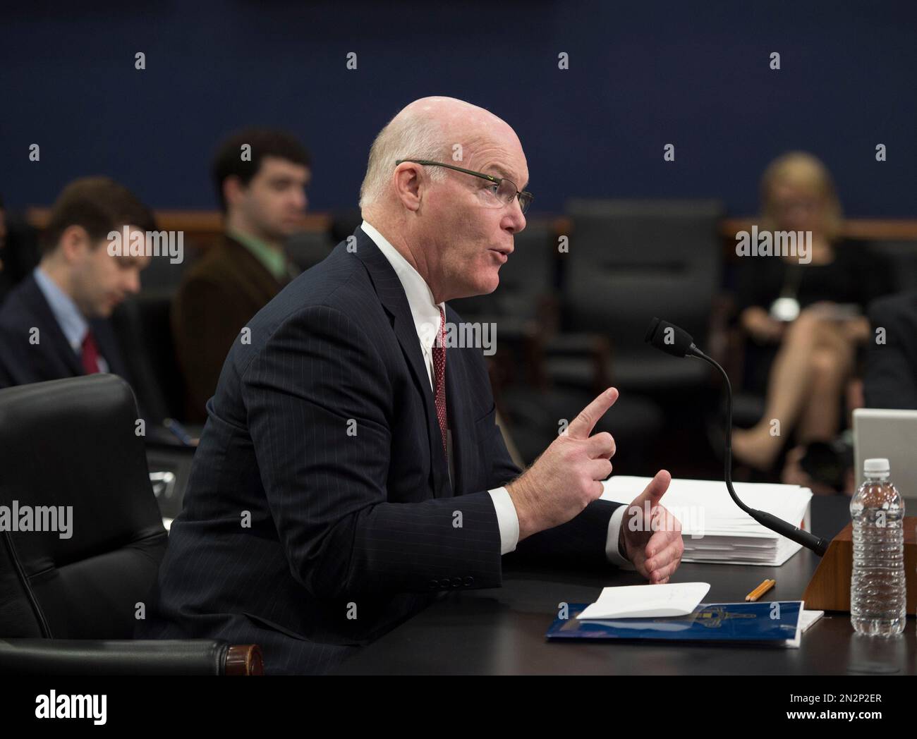Secret Service Director Joseph Clancy testifies on Capitol Hill in ...