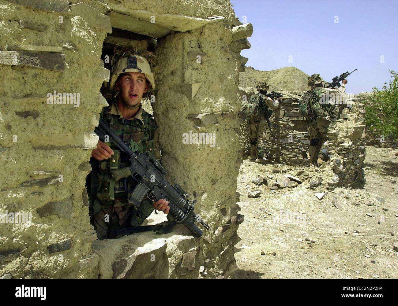 Soldiers from Alpha Company, 3rd Battalion of 187th Infantry, 101st ...