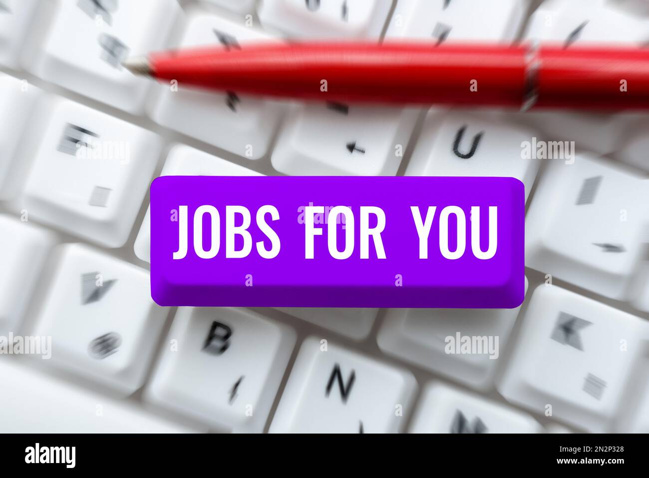 Conceptual caption Jobs For You. Business showcase List of available ...