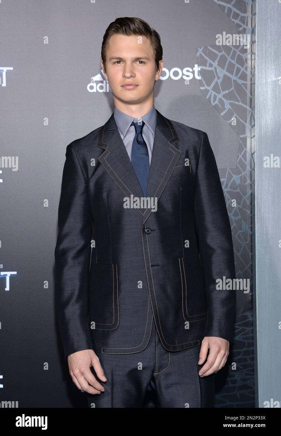 Ansel Elgort arrives at the premiere of "The Divergent Series ...