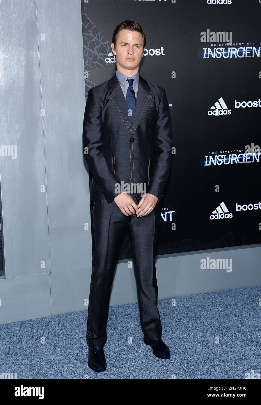 Actor Ansel Elgort attends the premiere of "The Divergent Series ...