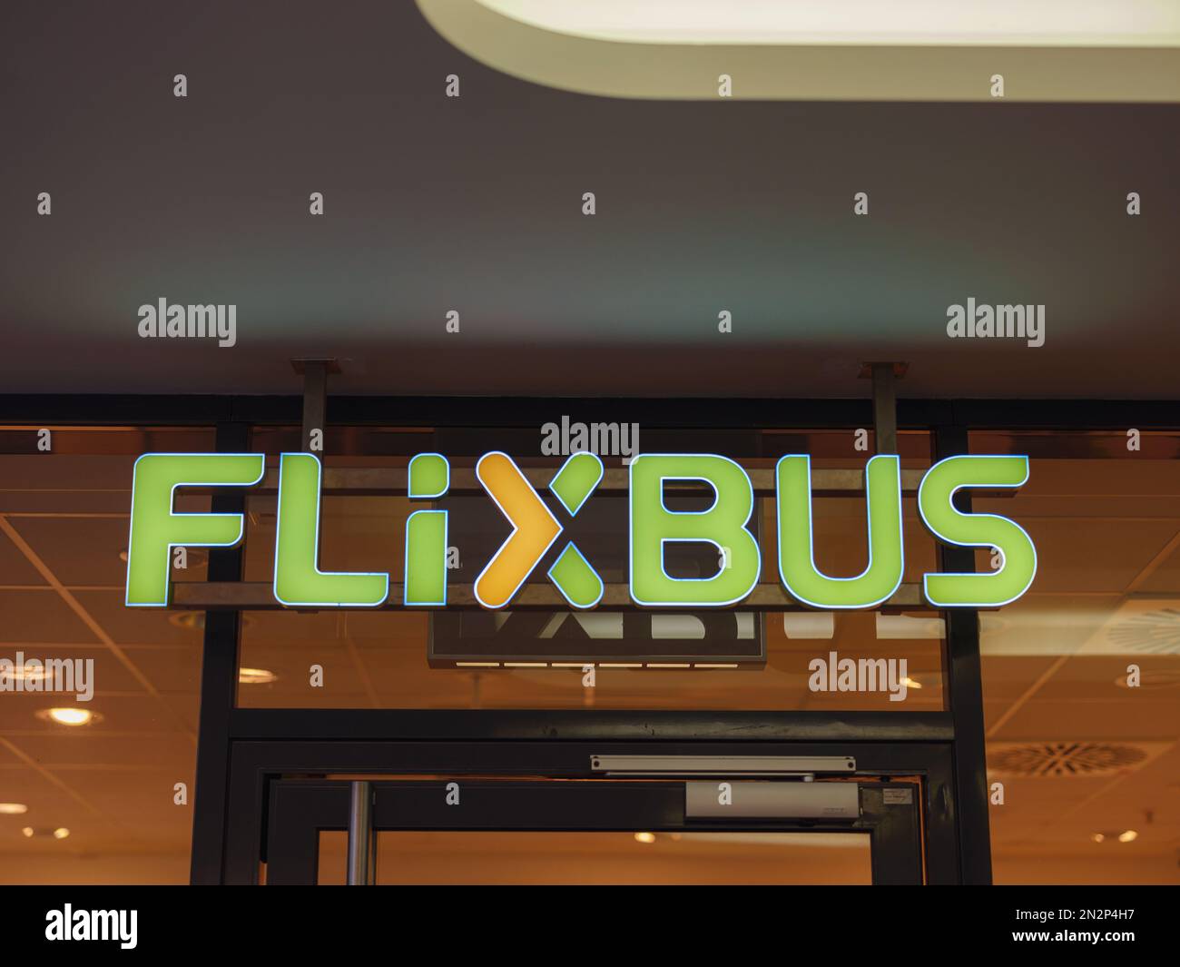 Munich, Germany - August 5, 2022 : logo of Flixbus company. flixbus is ...