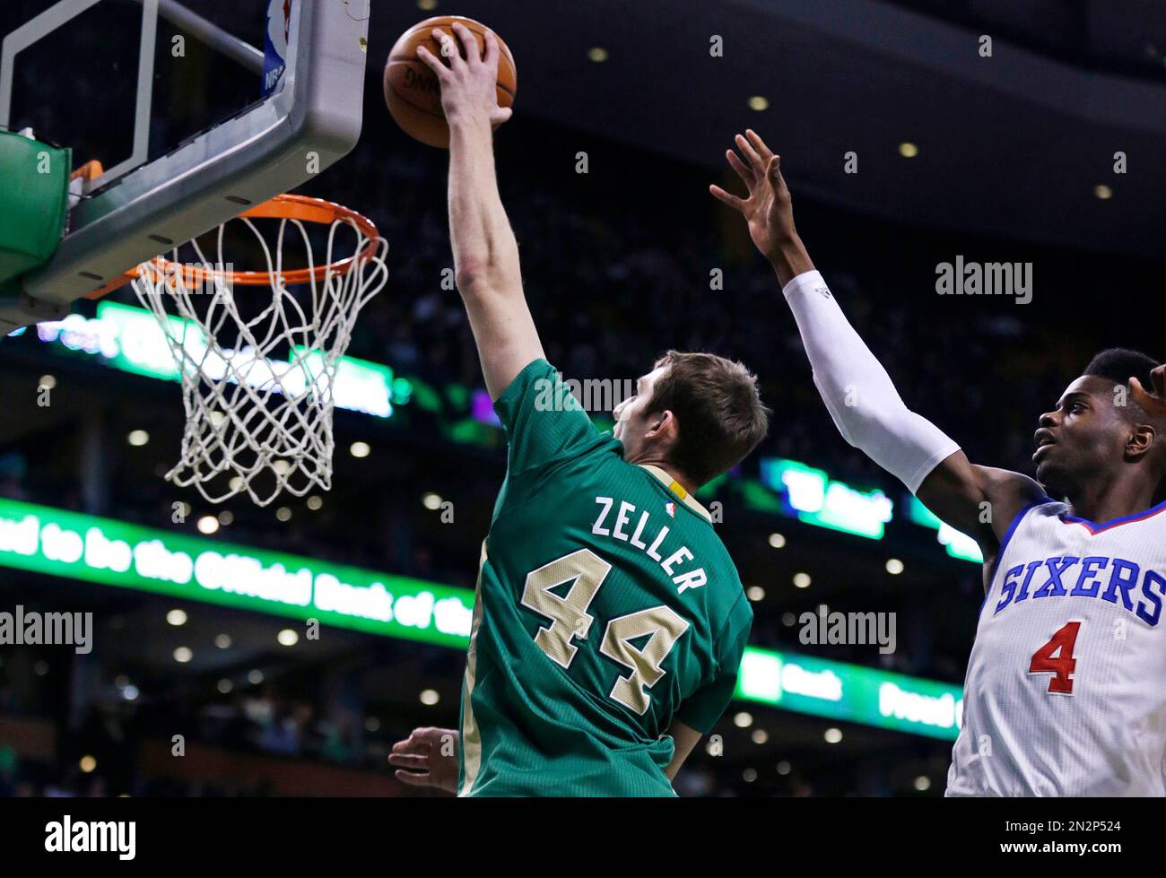 Tyler Zeller Celtics Dunk