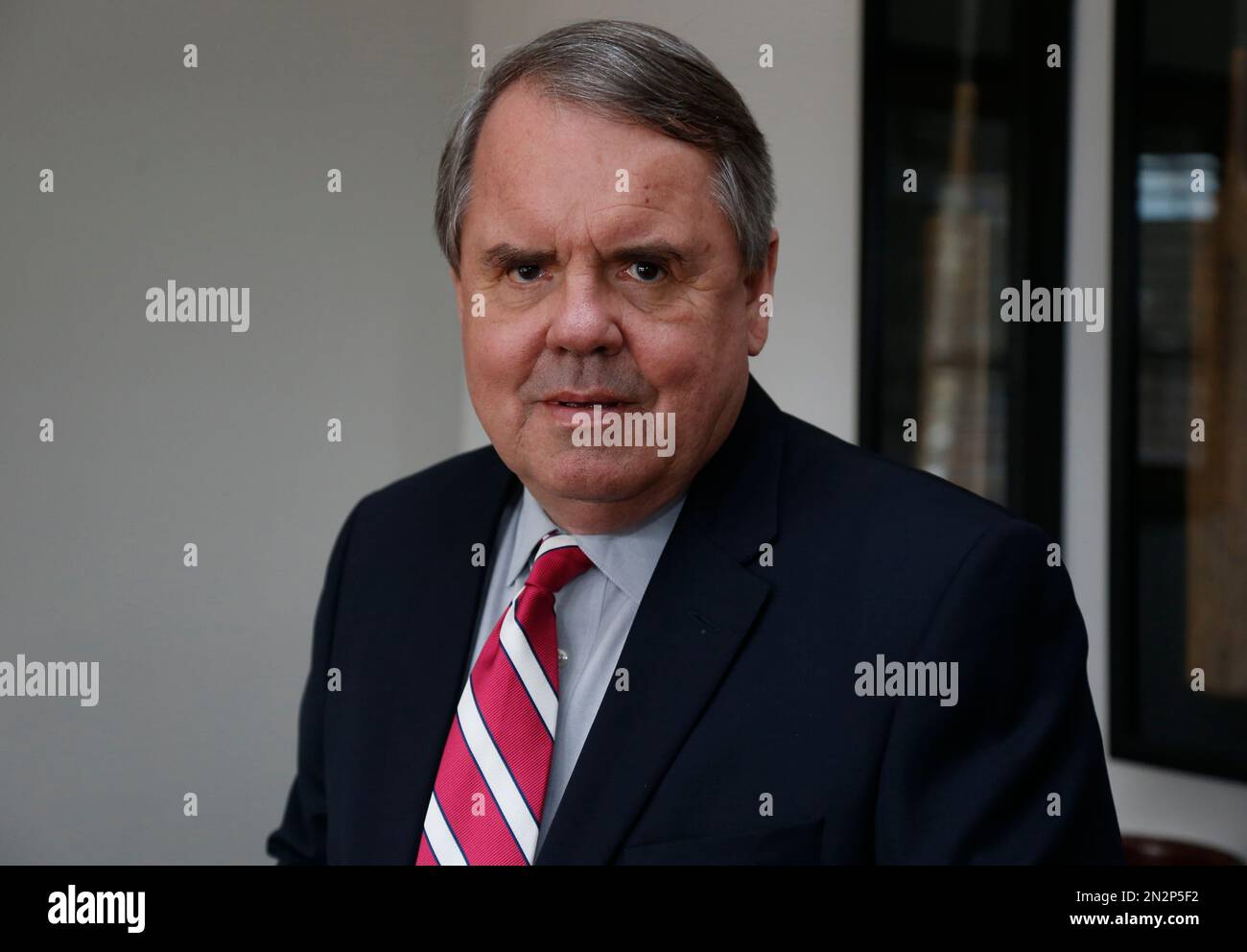In this Monday, March 16, 2015 photo, attorney Michael Burrage poses ...