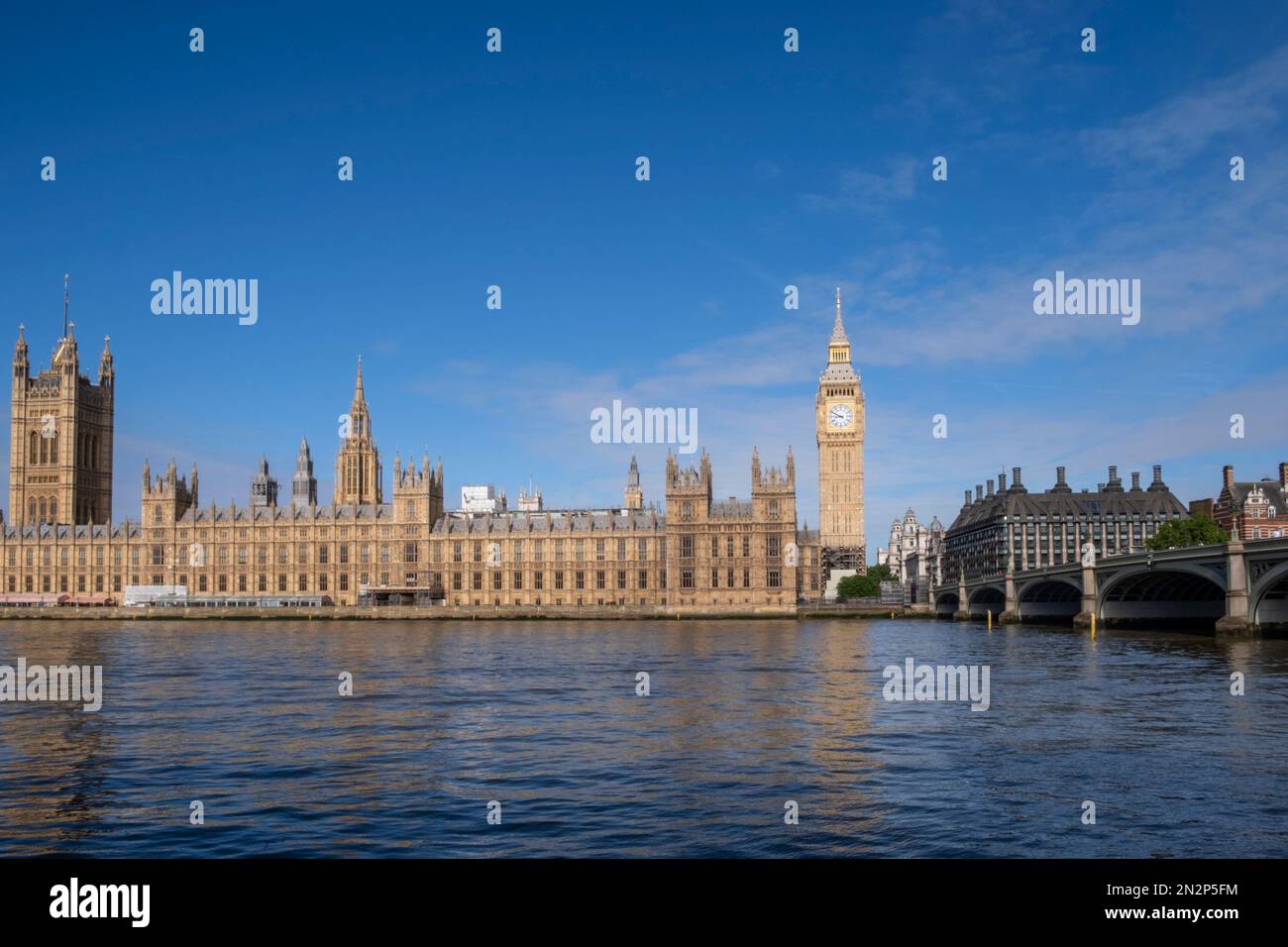 Houses of Parliament (Palace of Westminster) & Big Ben clocktower ...