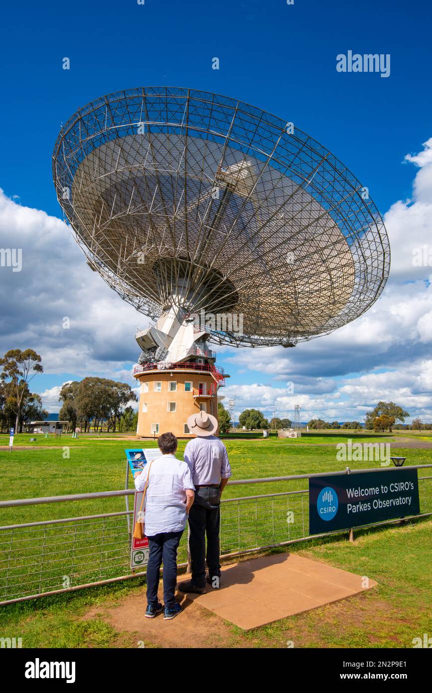 The Parkes (Observatory) Radio Telescope was opened in 1961 ...