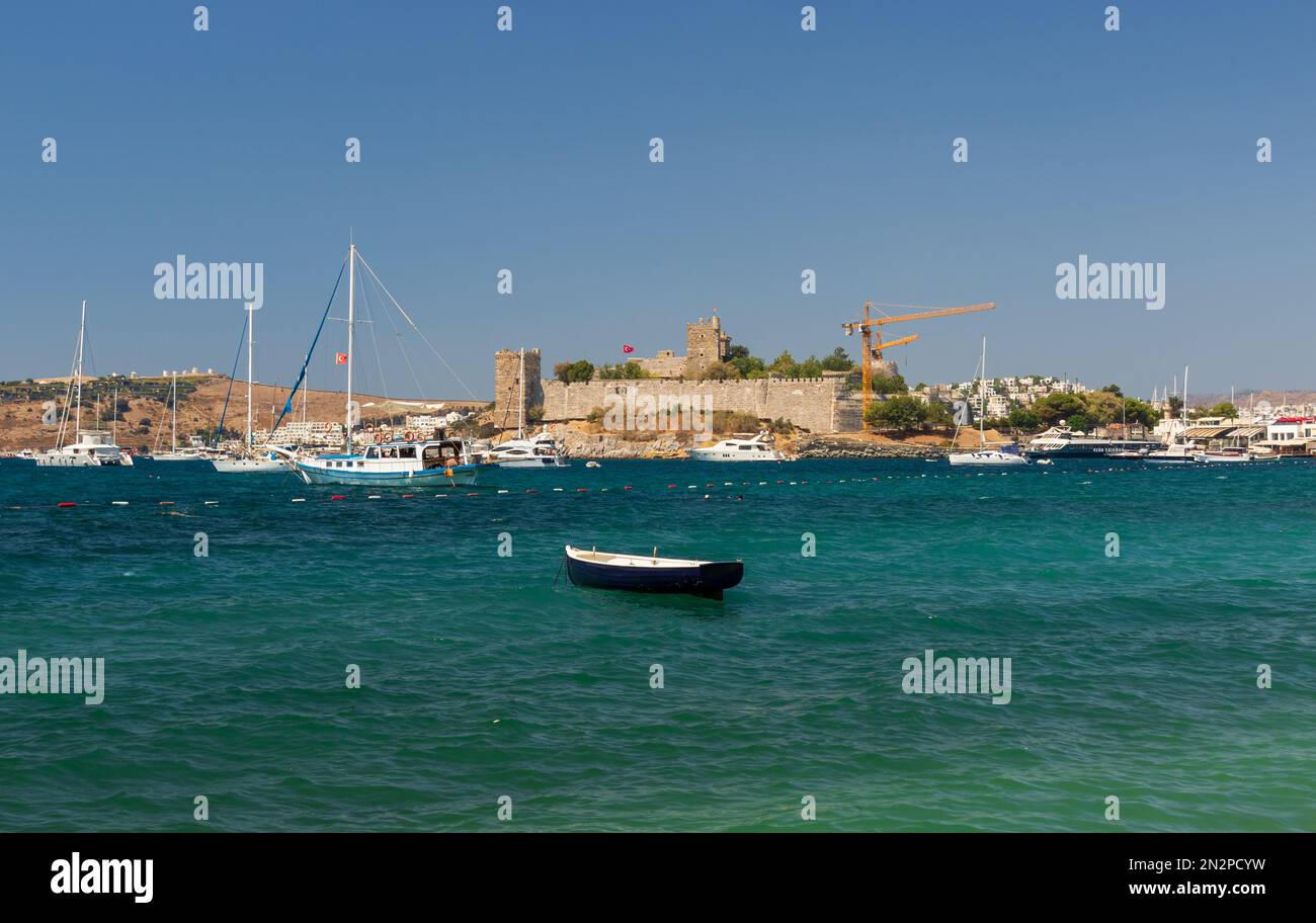 Bodrum bay and castle hi-res stock photography and images - Alamy