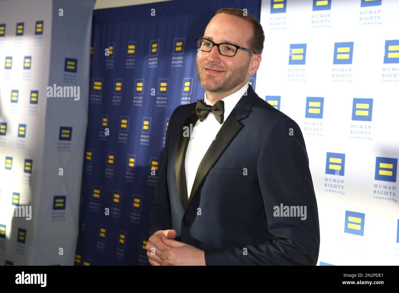 Chad Griffin arrives at the 2015 Human Rights Campaign Gala Dinner at ...