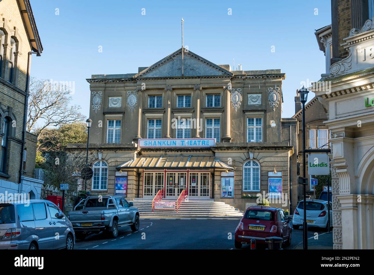 Shanklin Theatre from High street Shanklin Isle of Wight 2023 Stock ...