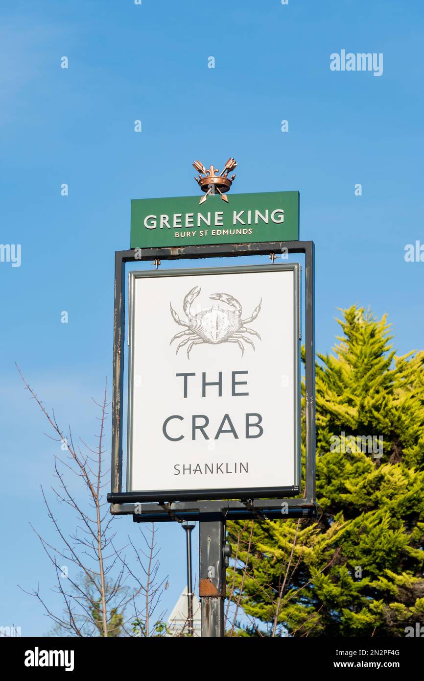 Sign the crab public house shanklin isle of wight 2023 hi-res stock photography and images - Alamy