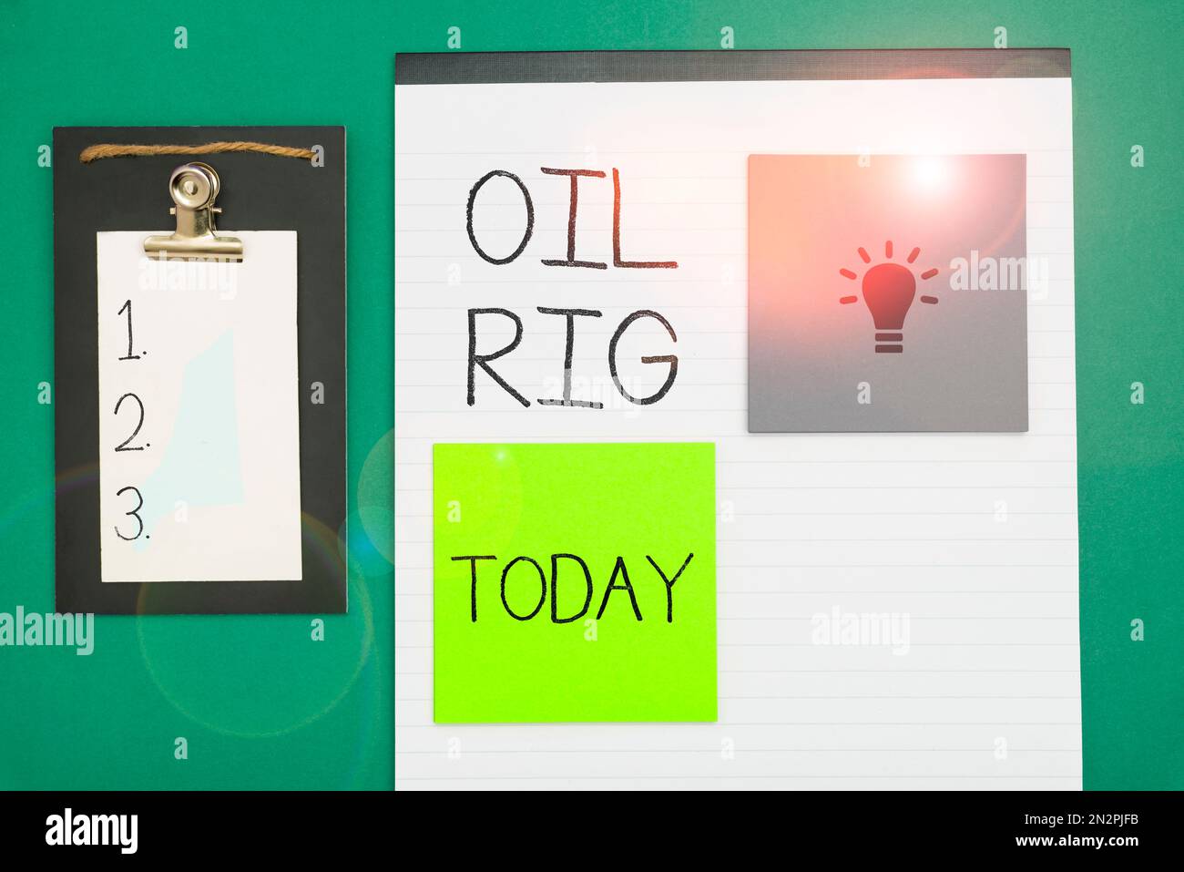 Text showing inspiration Oil Rig, Business approach large structure ...