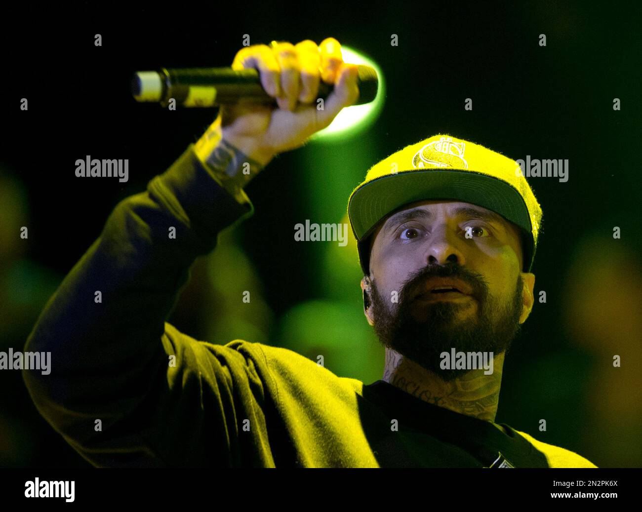 Eduardo "Babo" Davalos performs with Mexican band Cartel de Santa ...