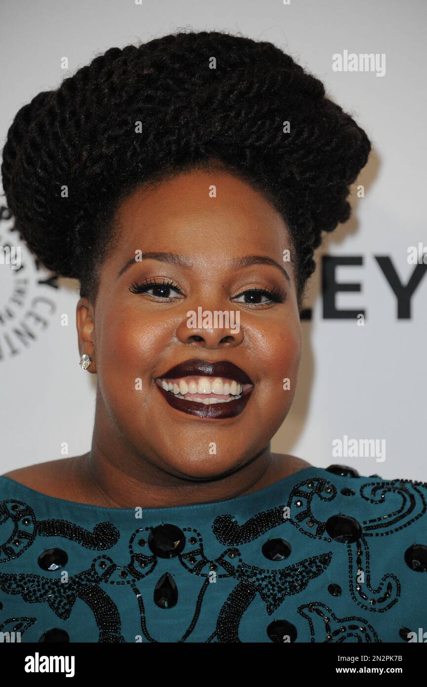 Amber Riley arrives at the 32nd Annual Paleyfest : "Glee" held at The ...