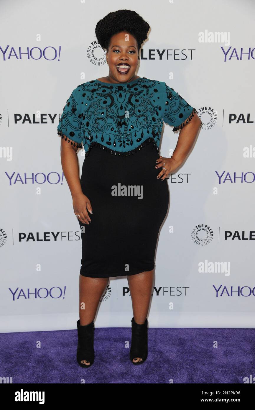 Amber Riley arrives at the 32nd Annual Paleyfest : "Glee" held at The ...