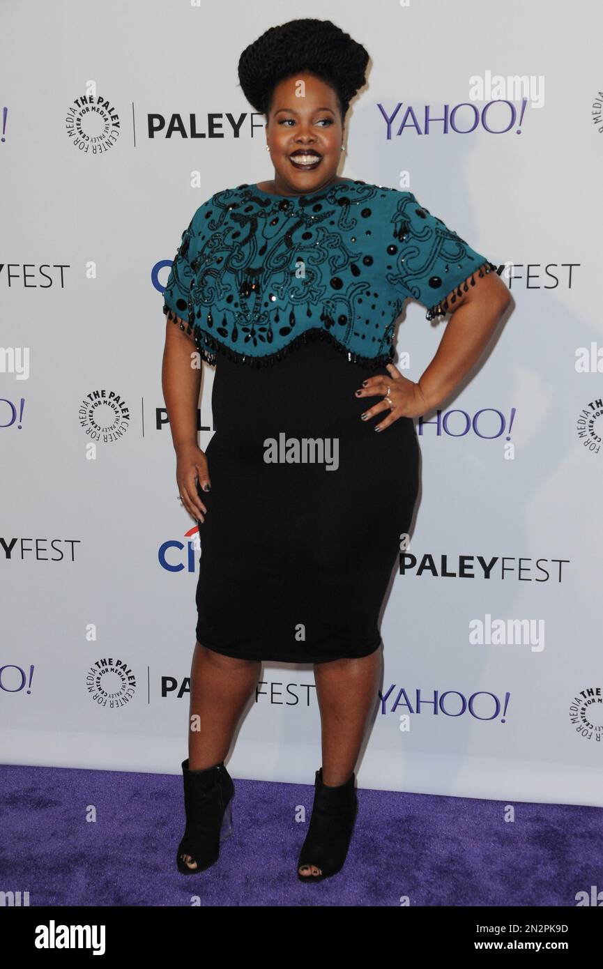 Amber Riley arrives at the 32nd Annual Paleyfest : "Glee" held at The ...