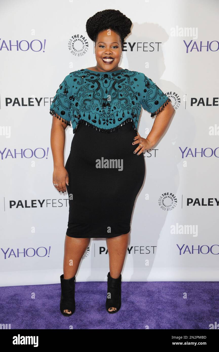 Amber Riley arrives at the 32nd Annual Paleyfest : "Glee" held at The ...