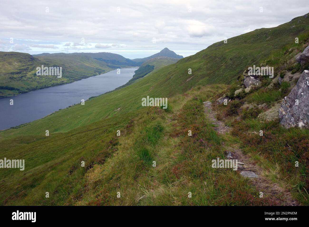 Hikers loch stack uk hi-res stock photography and images - Alamy