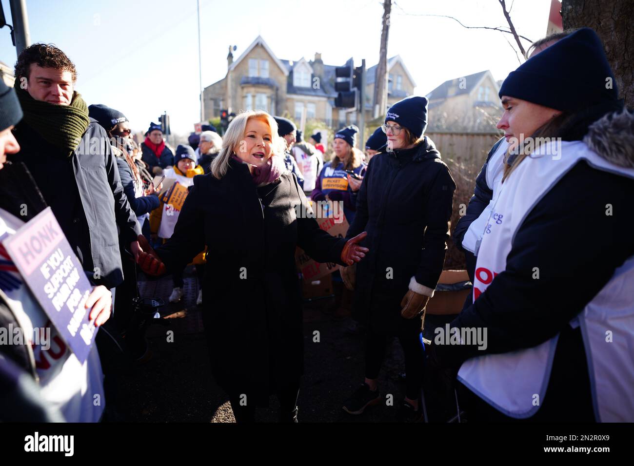 Royal College of Nursing (RCN) general secretary Pat Cullen joins ...